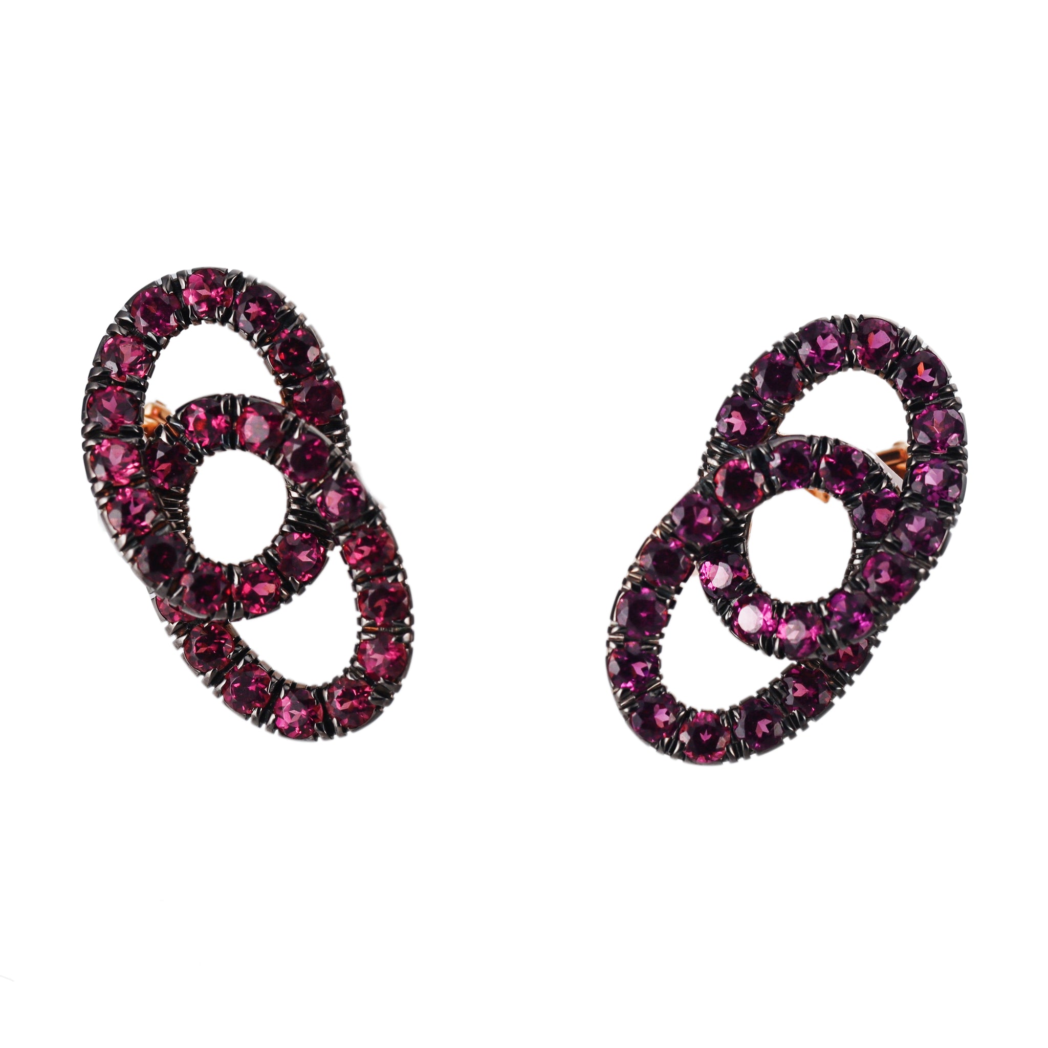 Pomellato Tango Pink Sapphire Gold Gold Earrings